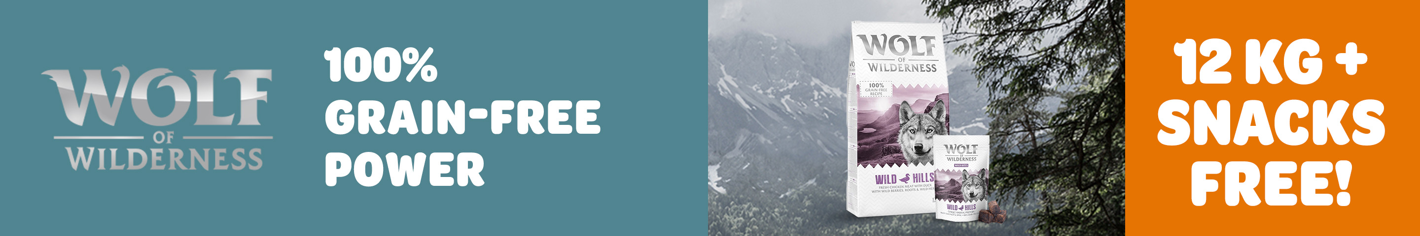 Wolf of Wilderness Wet Dog Food | Buy Now for Less at zooplus