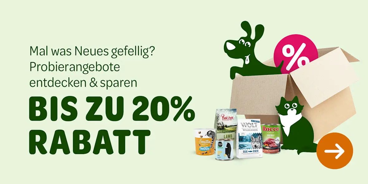 Tierbedarf, Tierfutter, Tiernahrung günstig bestellen | zooplus.at