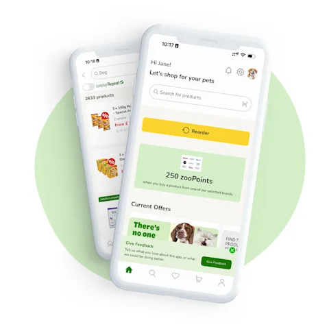 zooplus -appen alltid till hands!