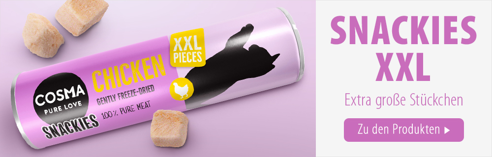 Cosma Snacks für Katzen - Pure Love ♥