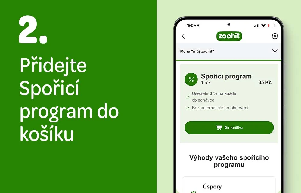 Spořicí program zoohit - 3% sleva na každou objednávku!
