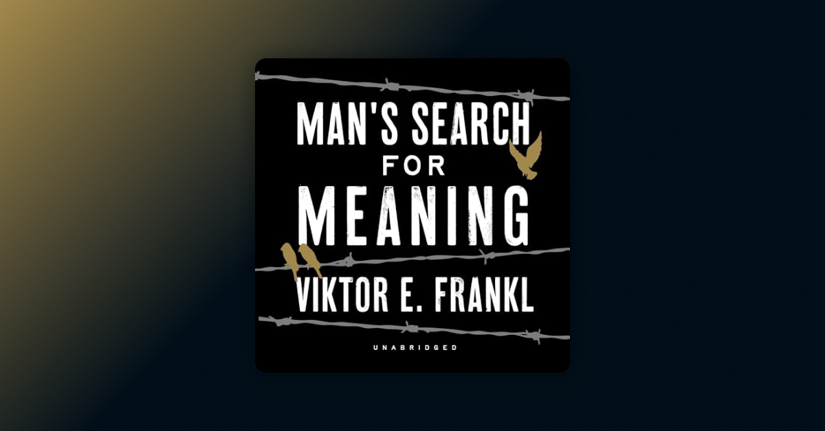 60+ of the best quotes from "Man's Search for Meaning" | Audible.com