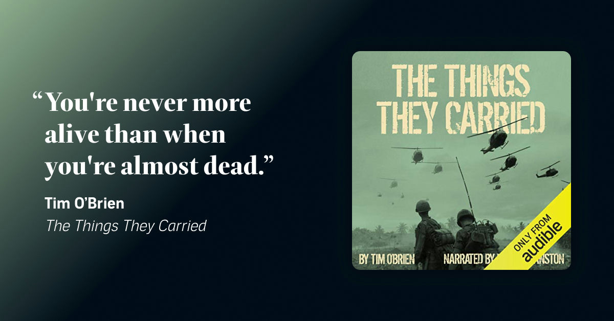 40+ of the best quotes from "The Things They Carried" | Audible.com
