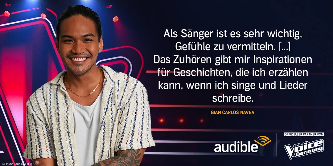 Diese Bücher hört „The Voice of Germany“ Talent Gian Carlos Navea ...