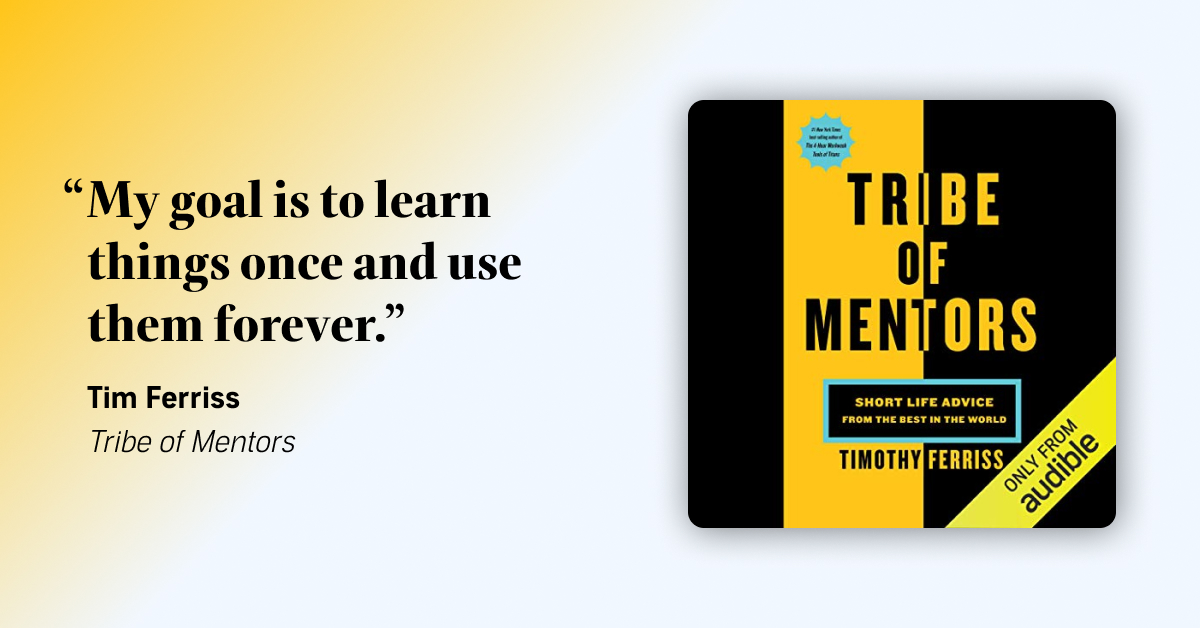 40+ of the Best Tim Ferriss Quotes on Achieving Success | Audible.com