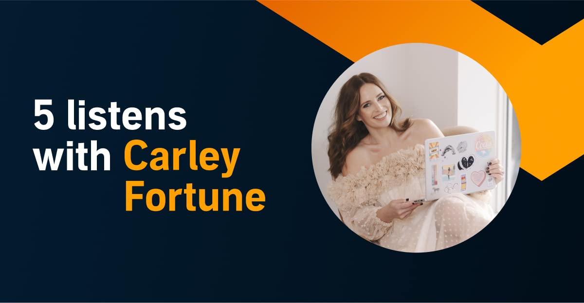 For Carley Fortune, audiobooks turn everyday life into special moments ...