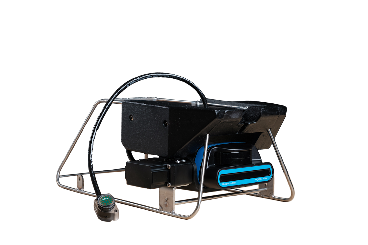 Blueye multibeam skid med servo