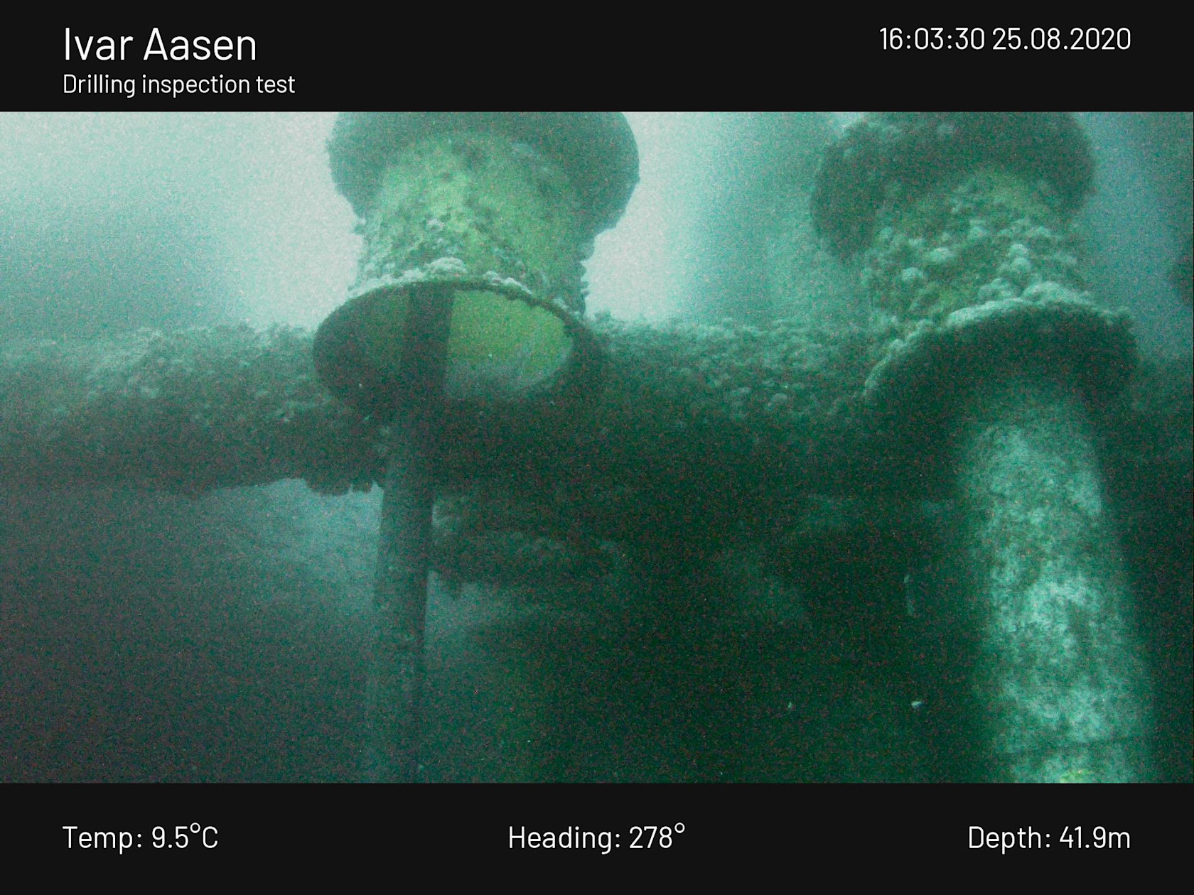 Test of the Blueye Pro underwater drone at Ivar Aasen in the North Sea