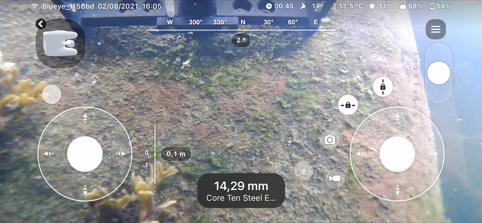 Discover the different payloads and sensors available for the Blueye X3 ROV