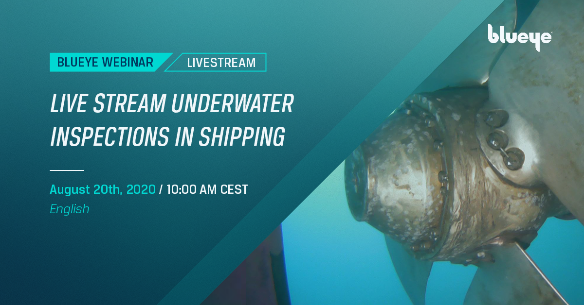Webinar : Live Stream Underwater Inspections in Shipping