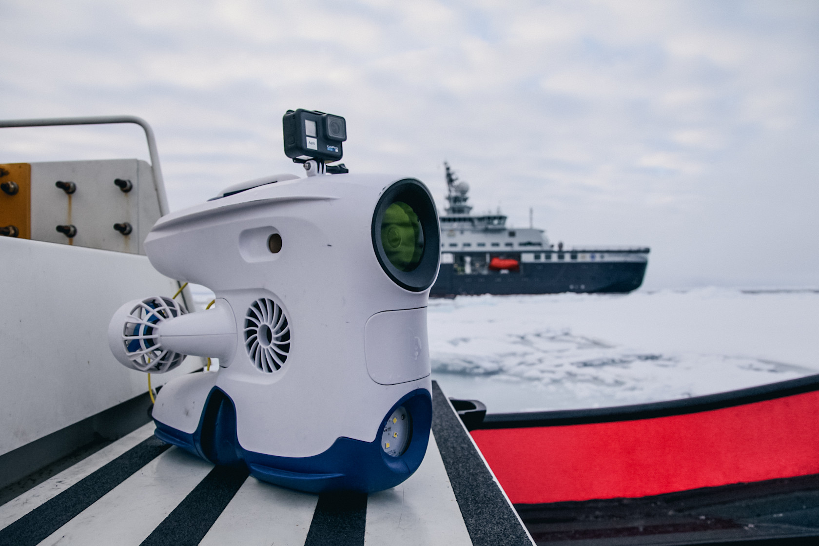 The Blueye Pioneer underwater drone joining the Nansen Legacy to the Arctic
