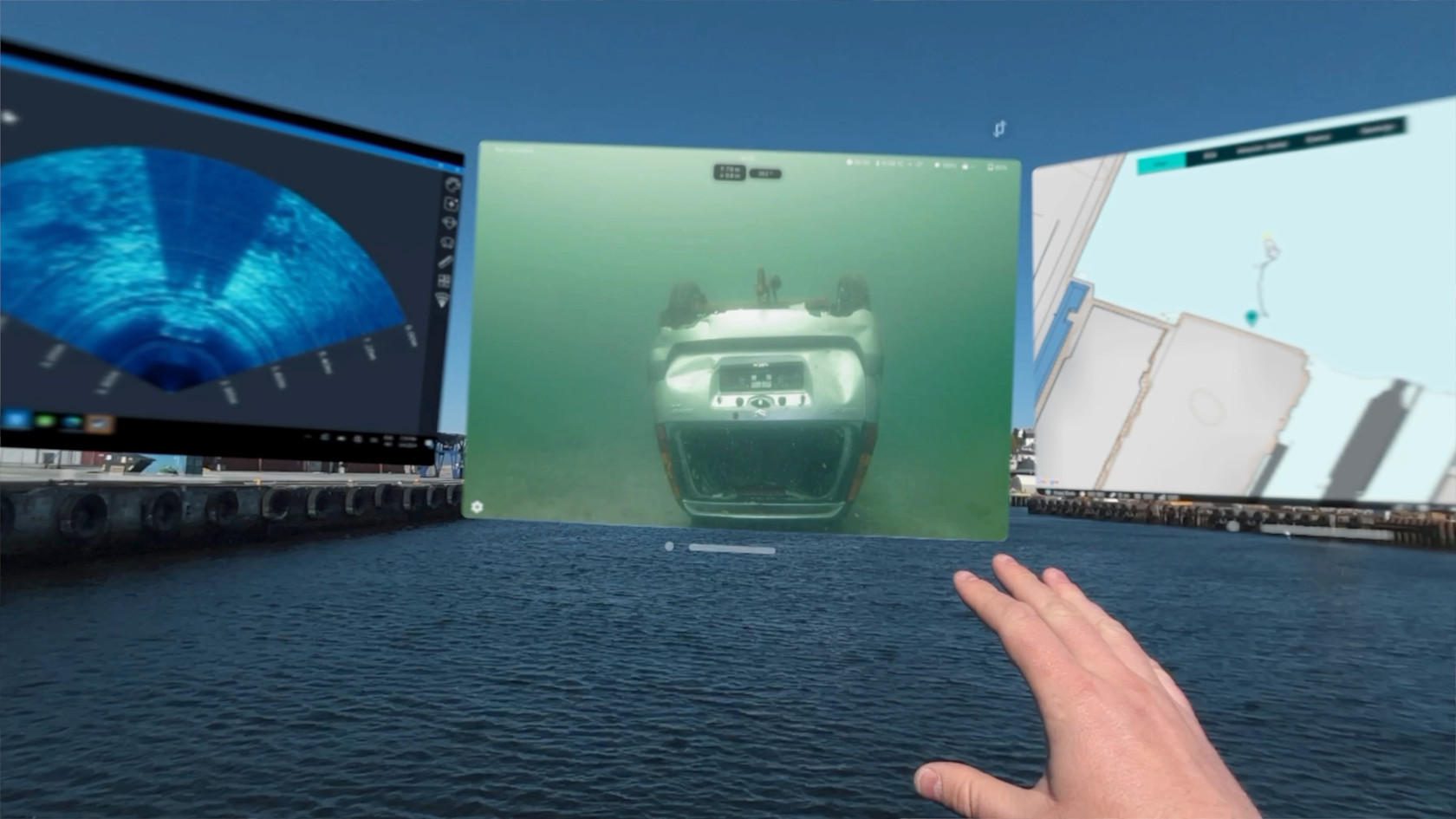 Underwater ROV operations in mixed reality with Apple Vision Pro