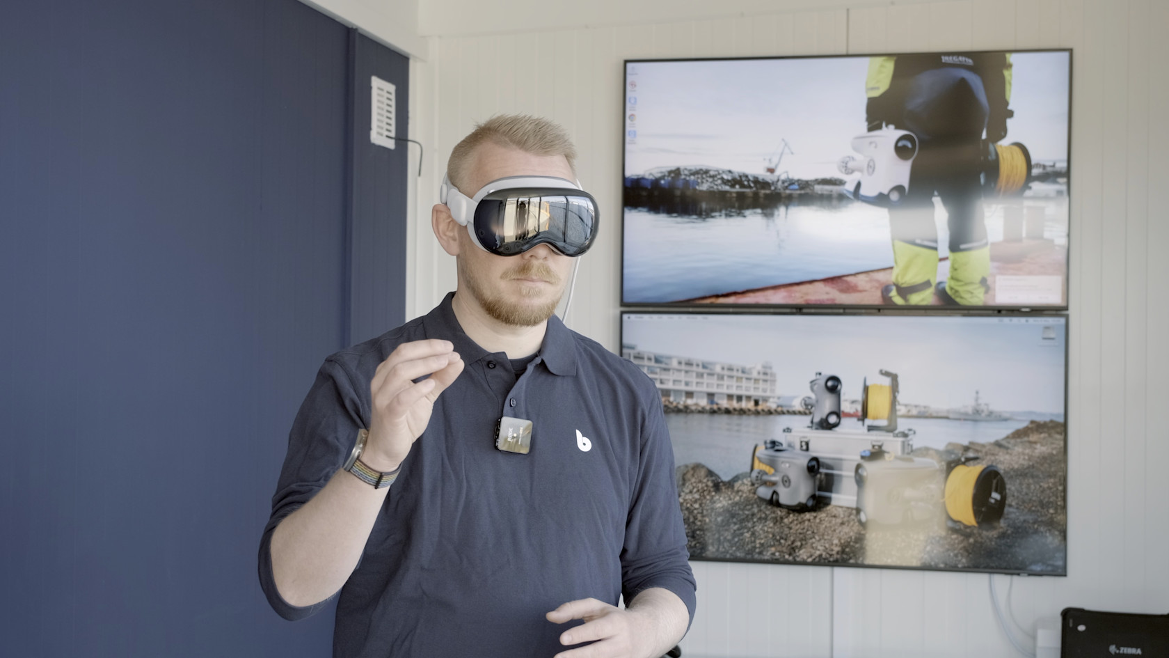 Underwater ROV operations in mixed reality with Apple Vision Pro