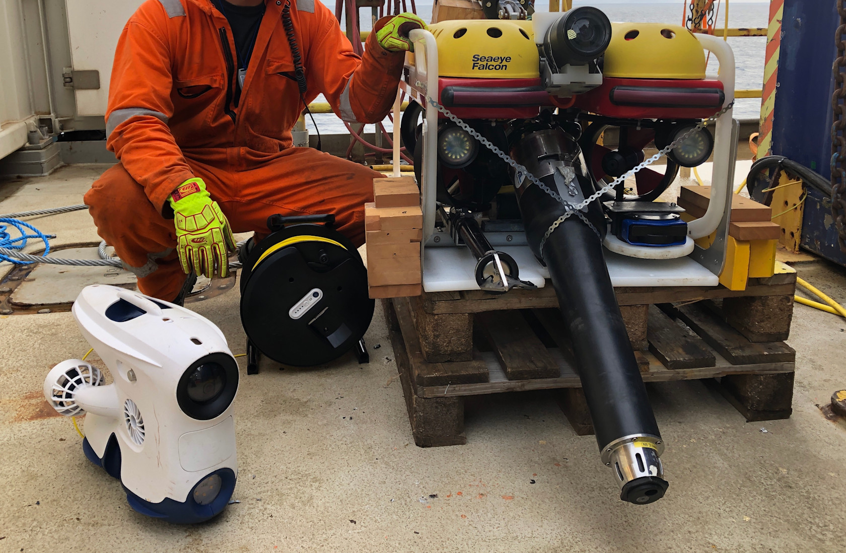 Test of the Blueye Pro underwater drone at Ivar Aasen in the North Sea