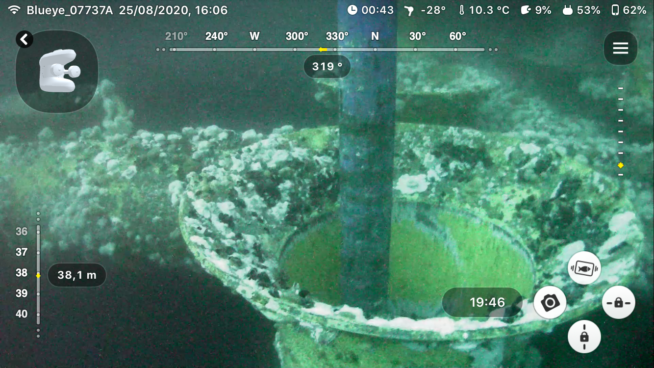 Test of the Blueye Pro underwater drone at Ivar Aasen in the North Sea