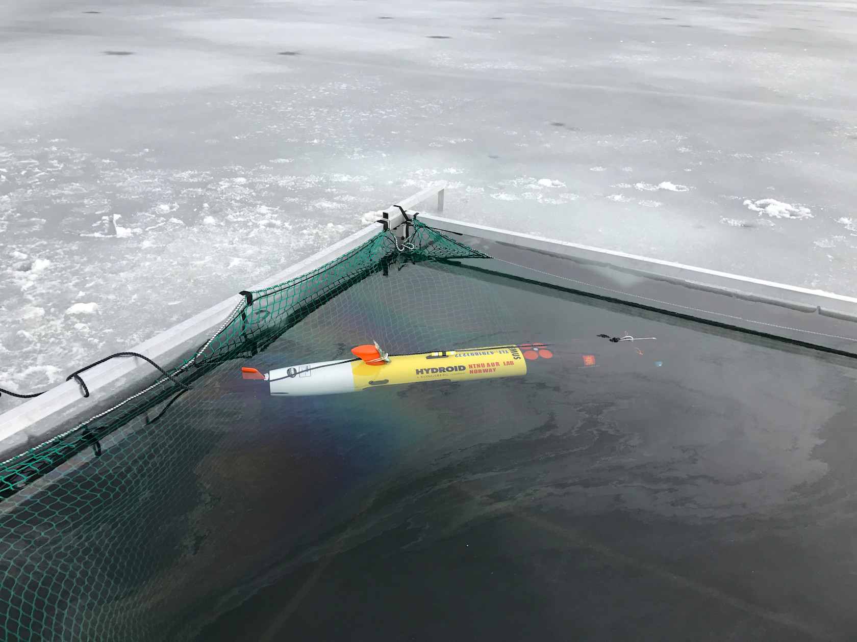 Running the Pioneer under ice