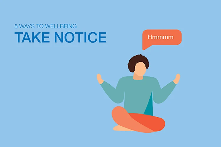 Take notice | 5 ways to wellbeing | ReachOut Schools
