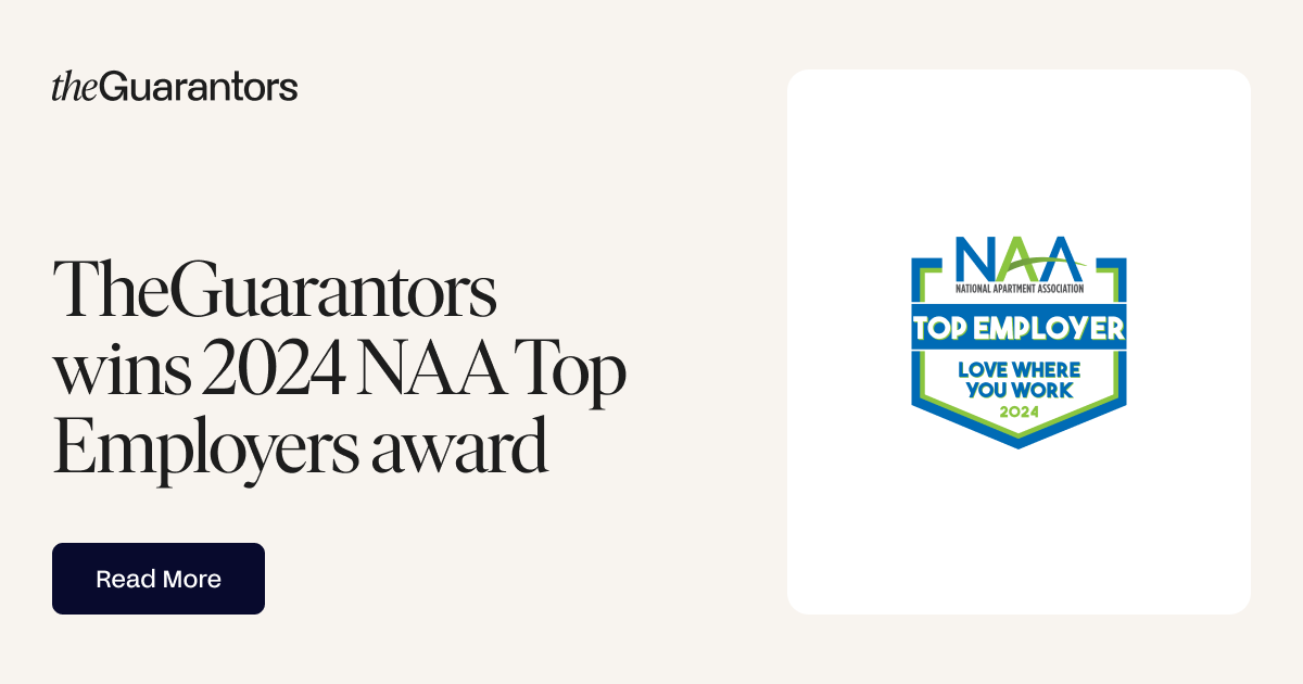TheGuarantors named 2024 NAA Top Employers Award winner