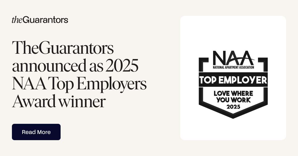 TheGuarantors wins 2025 NAA Top Employers Award