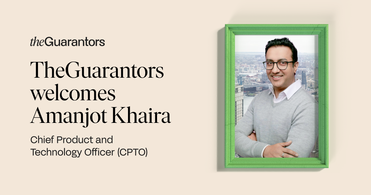TheGuarantors welcomes Amanjot Khaira as new CPTO