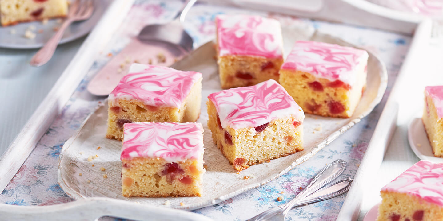 Cherry traybake - Recipes - Co-op