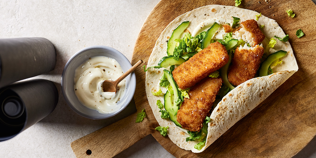 Fish Finger Wraps - Co-op