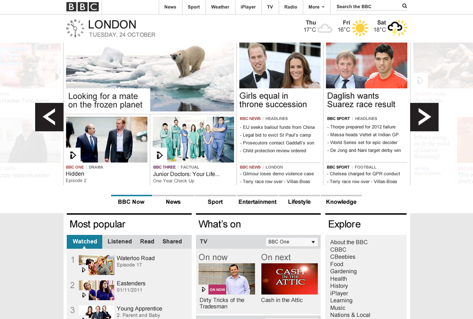 BBC Future Media & Technology | John Kavanagh's Portfolio