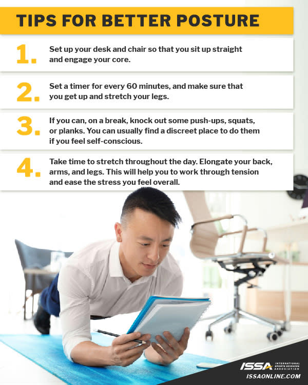 Corrective Exercises for Office Workers | ISSA