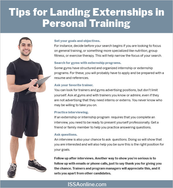 The Importance of Externships in Personal Training | ISSA