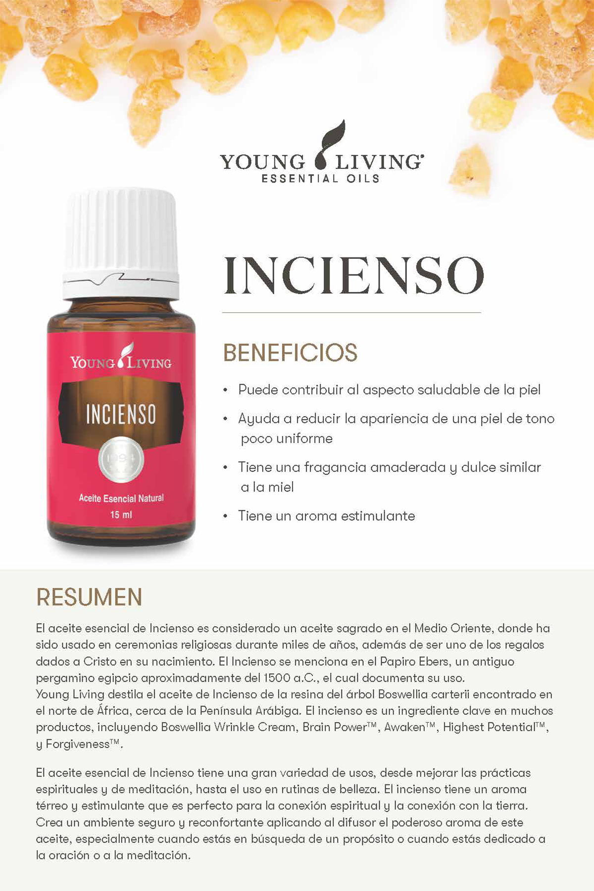 Material Informativo | Young Living Essential Oils