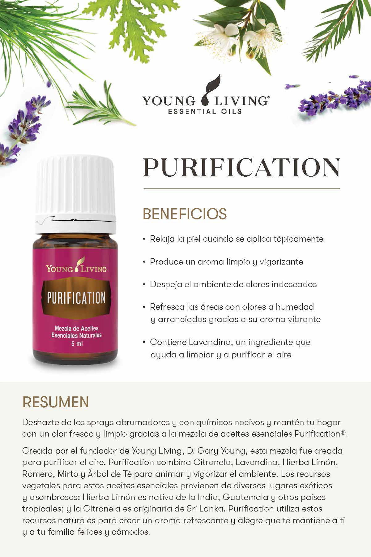 Material Informativo | Young Living Essential Oils