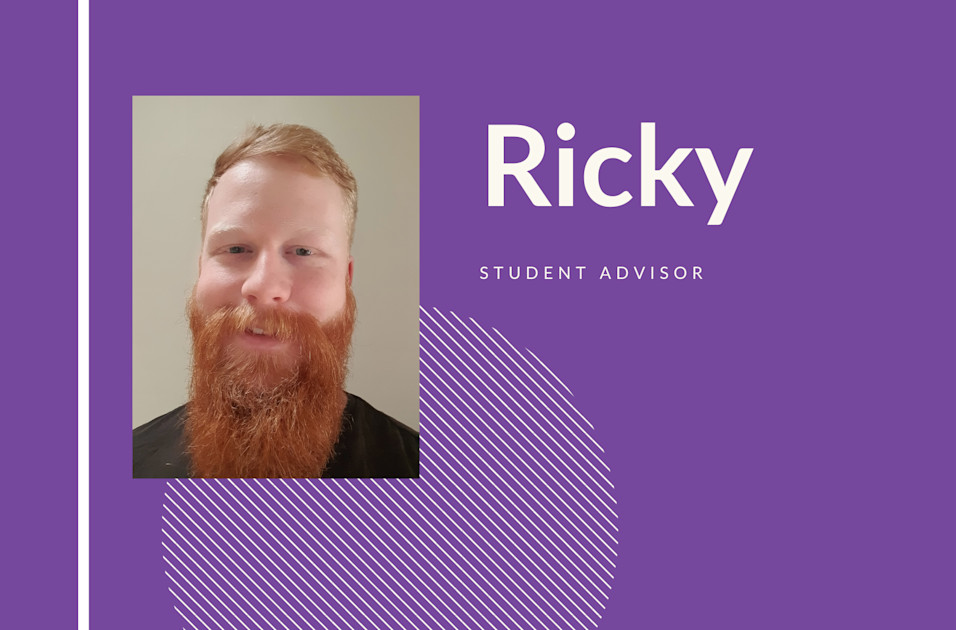 How student advisor Ricky helped an author reach his goals