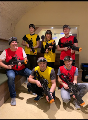 Indoor Laser Tag In Budapest | Pissup Stag Dos