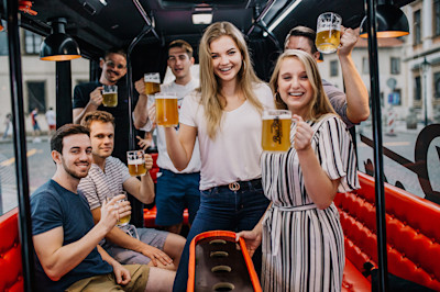 Beer Bus In Prague | Pissup Stag Dos