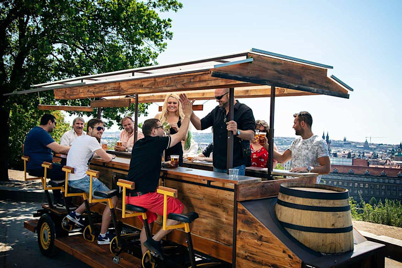 Beer Bike in Prague | Unlimited Beer Included | Pissup Tours