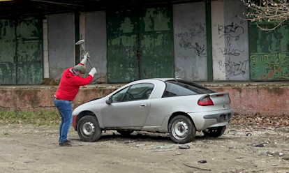 Ultimate Car Demolition + Tank Ride In Bratislava