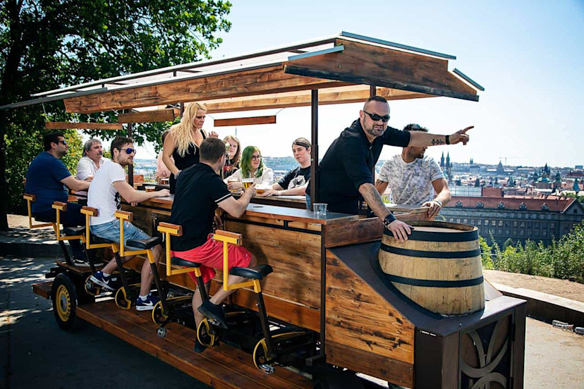 Beer Bike in Prague | Unlimited Beer Included | Pissup Tours