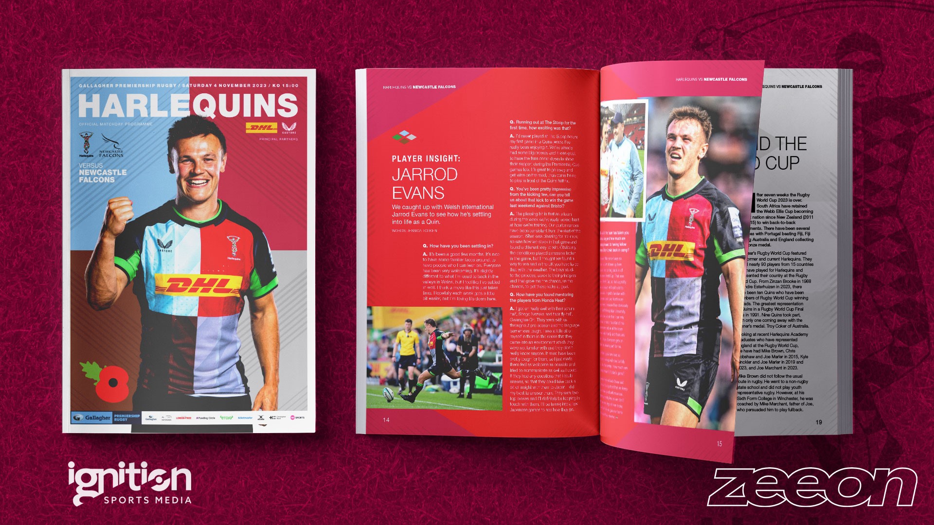 Matchday Programme: Newcastle Falcons | Harlequins FC