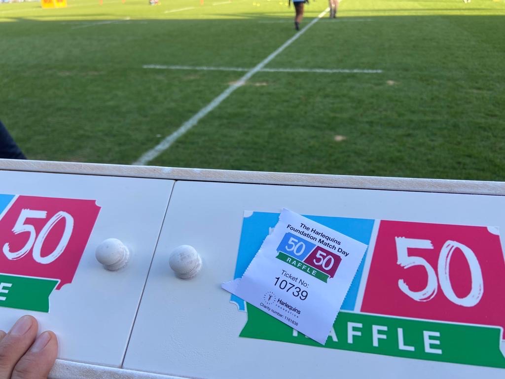 THE WINNER OF THE 50/50 RAFFLE IS... | Harlequins FC