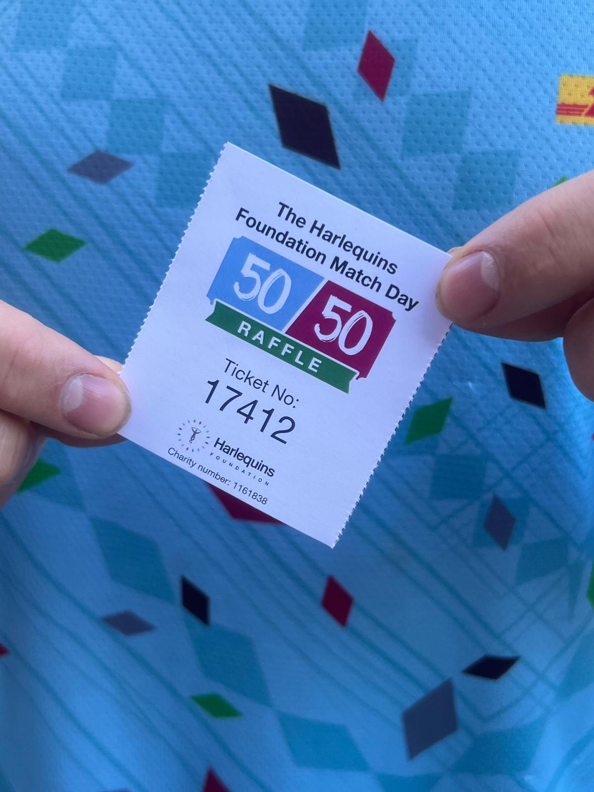 THE WINNER OF THE 50/50 RAFFLE IS... | Harlequins FC