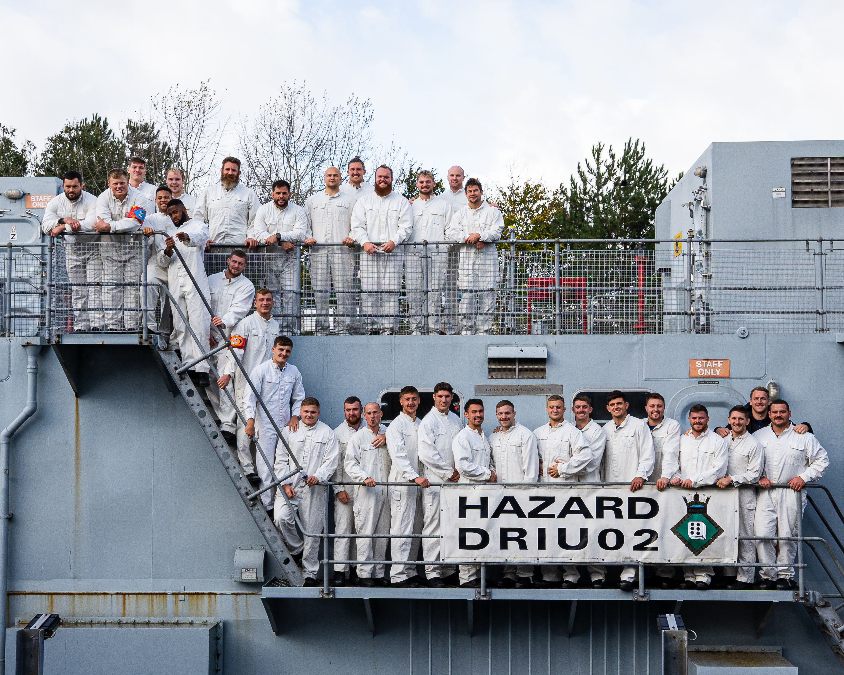 Remembrance Day: Harlequins visit HMS Excellent | Harlequins FC