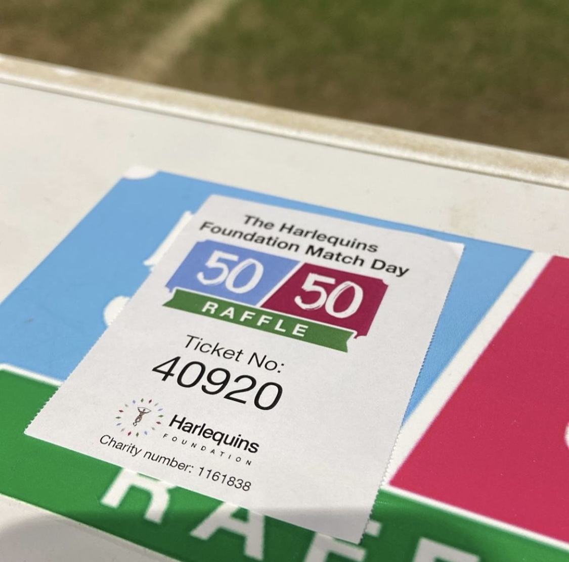 THE WINNER OF THE 50/50 RAFFLE IS... | Harlequins FC