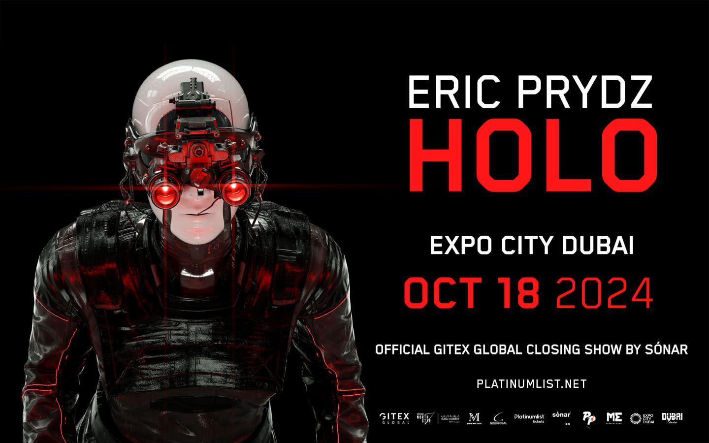 AV show HOLO in Dubai - DJ superstar Eric Prydz | Expo City Dubai