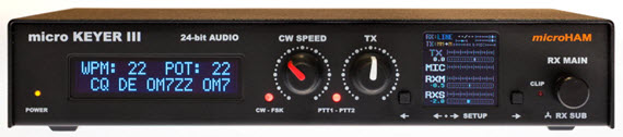MicroHAM MK-3 microHAM micro KEYER III Digital Mode and Radio Control ...