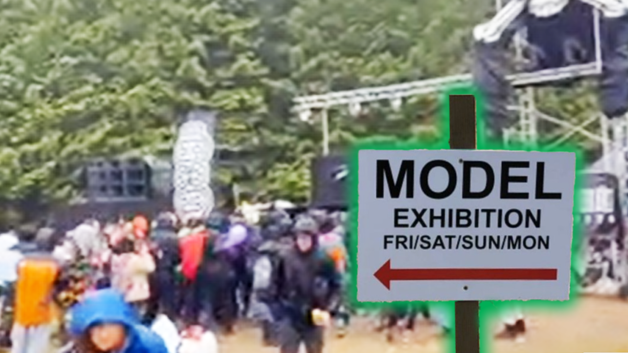 Illegal Rave in the UK went on for three days disguised as a model ...