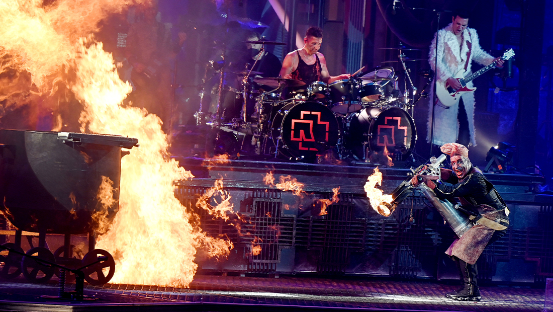 Rammstein concert in England was so f**ken loud, it was heard from 16km ...