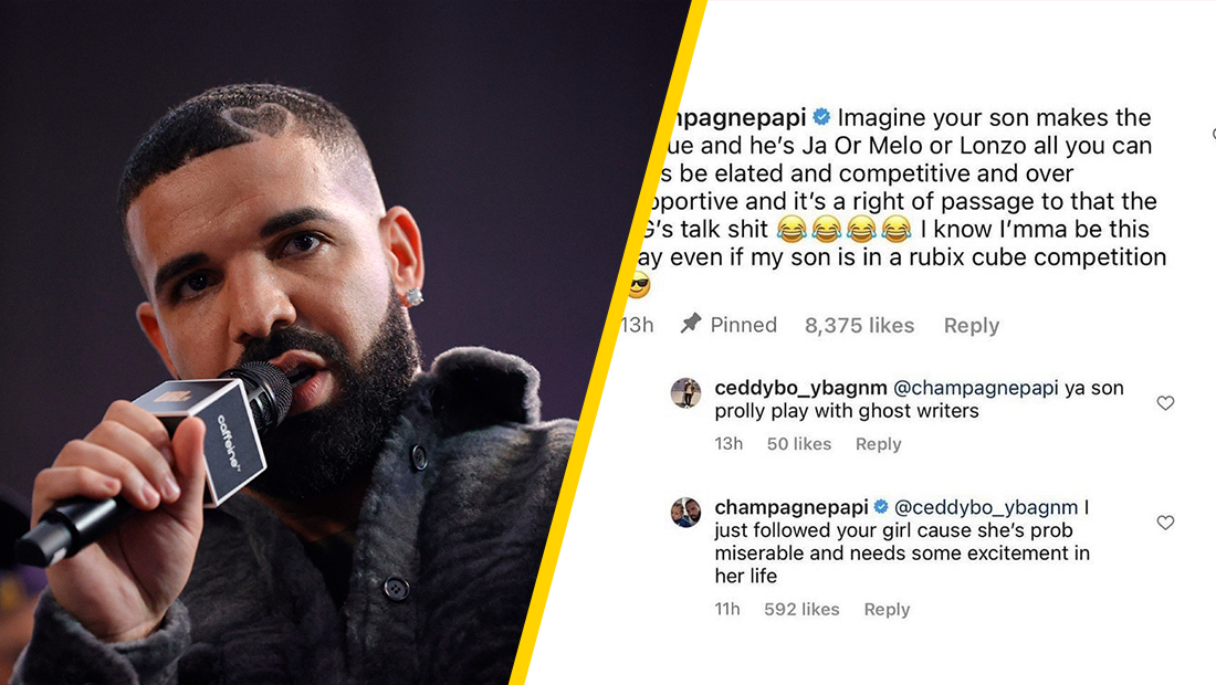 Drake DMs Insta troll's wife because she 'needs some excitement in her ...