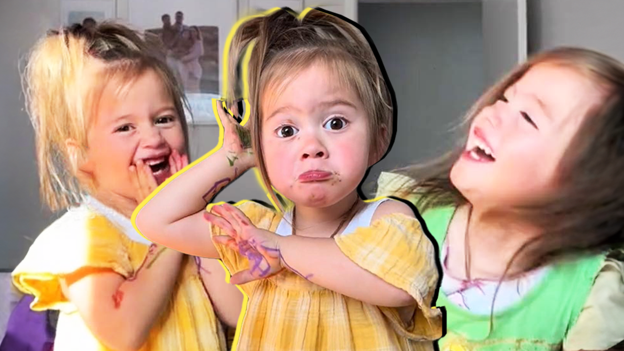 Little girl goes viral for teaching twin sister how to pukana in ...