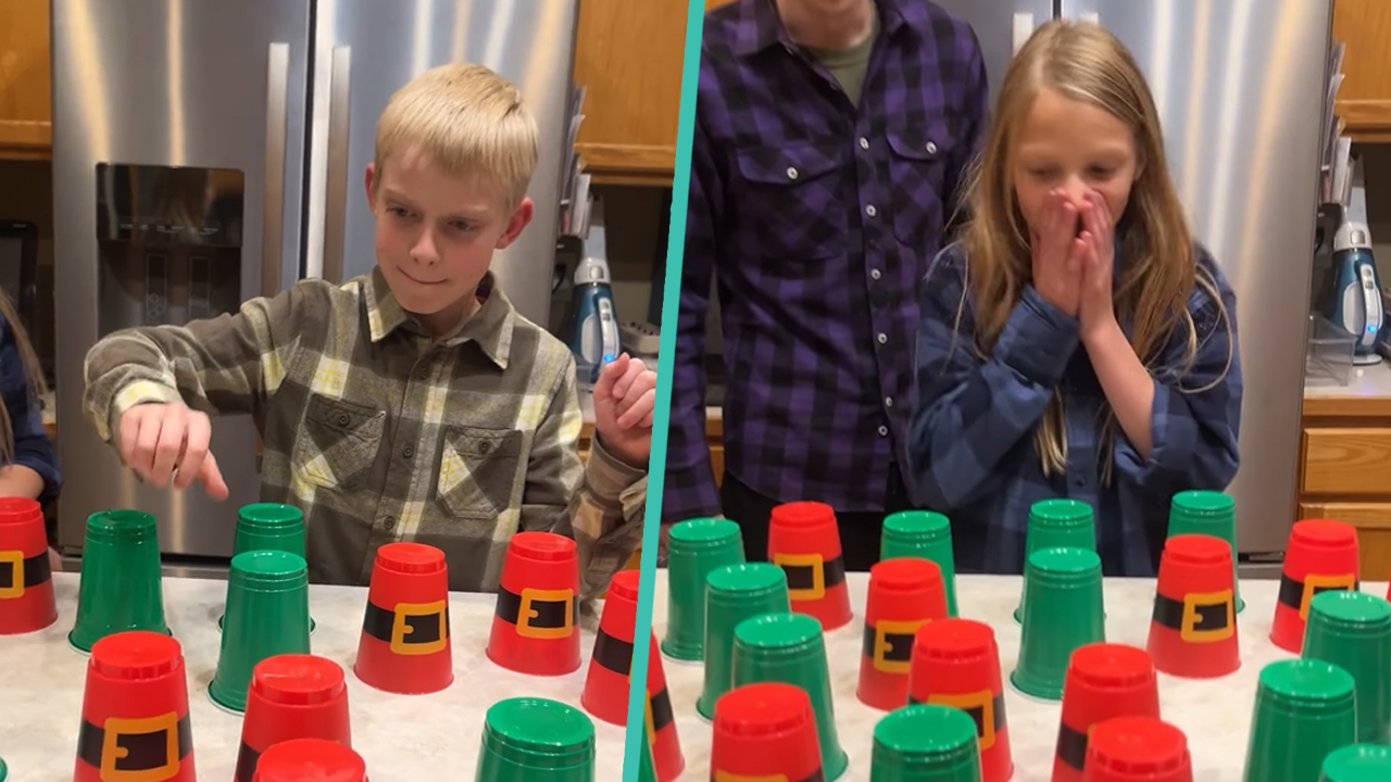 Family's exciting 'Christmas Cup Game' goes viral | Articles | rova