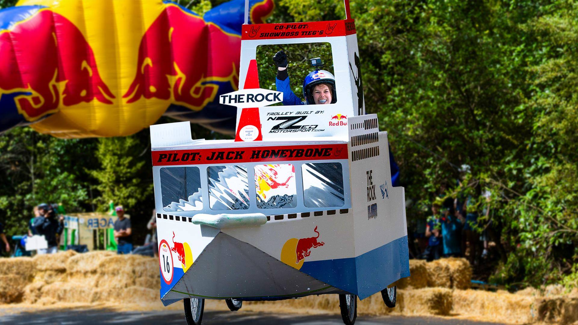 WATCH: Showboss Tiegs and Honeybone's Unreal 2025 Red Bull Trolley ...
